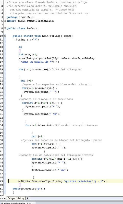 Iván Everyday: Rombo en Java con Asteriscos Iván Everyday: Rombo en Java con Asteriscos