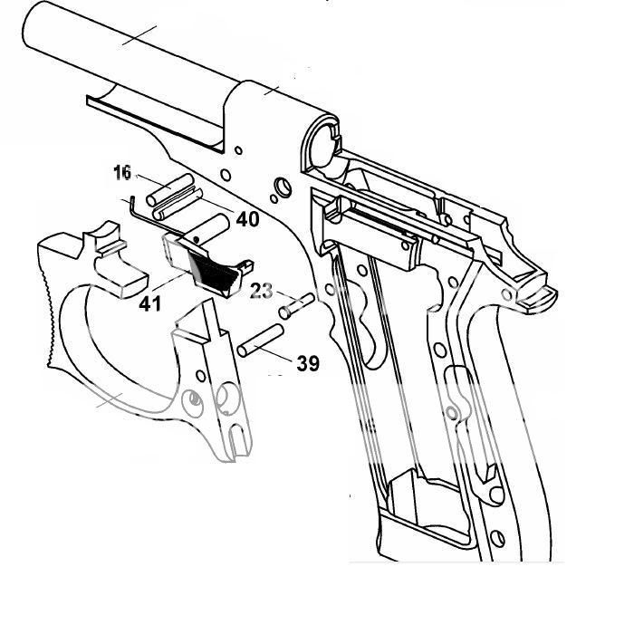 CZ-82 Slide Release Spring