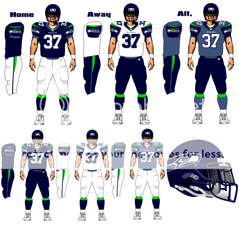 Seahawks uniform concept - Concepts - Chris Creamer's Sports Logos ...